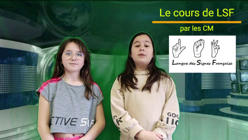 Destination collège ! : Cours de LSF émission 3 - Cycle-3 Éducatif