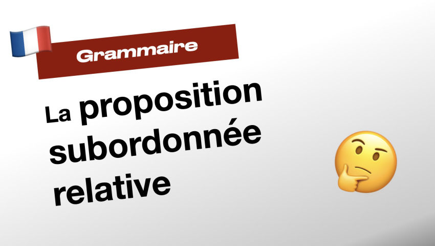 La proposition subordonnée relative - Cycle-3 Éducatif