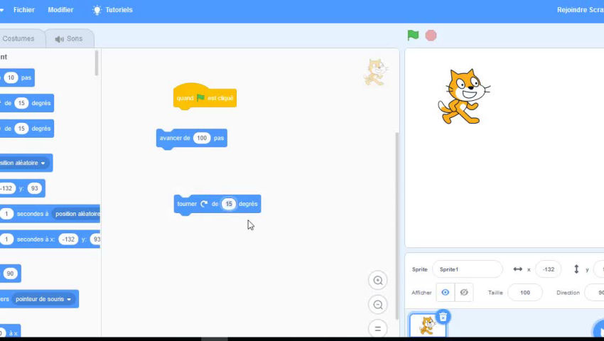 Programme base Scratch - Cycle-3 Éducatif